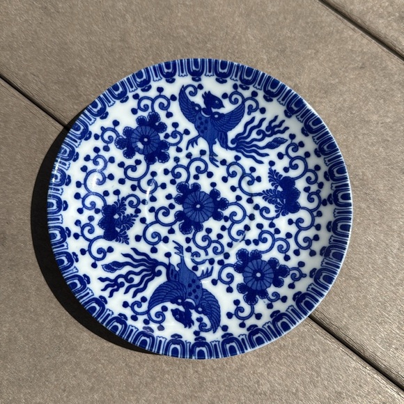 Tajimi | Dining | Vintage Bluewhite Phoenix Bird Tajimi Porcelain ...